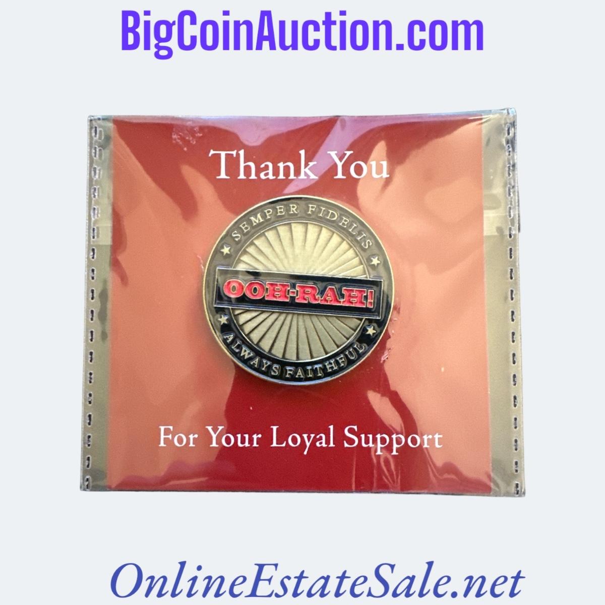 MARINE CORPS HERITAGE FOUNDATION 2021 OOH-RAH! CHALLENGE COIN ...