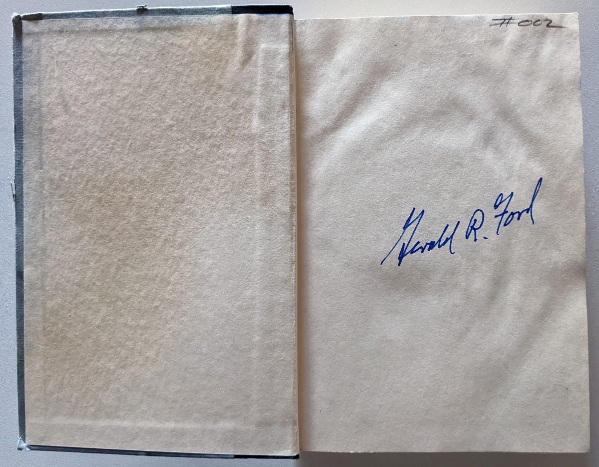 Gerald Ford Signed Warren Commission Report The Assassination of President Kennedy Book ...