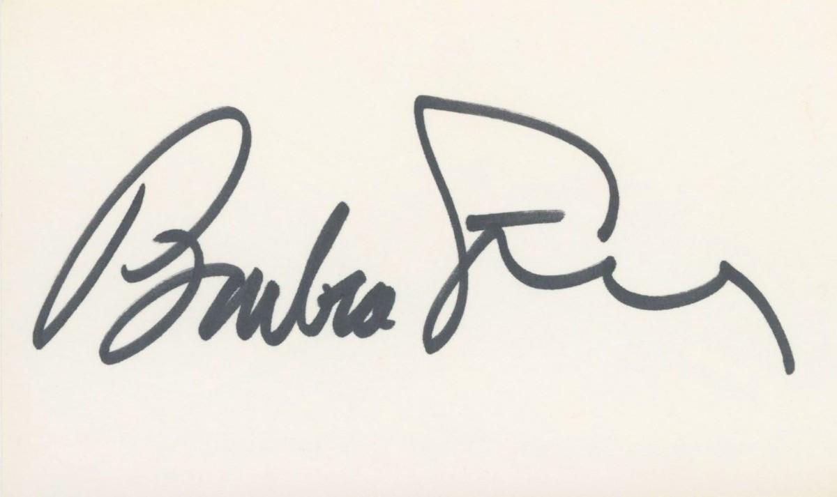 Barbara Streisand original signature | EstateSales.org