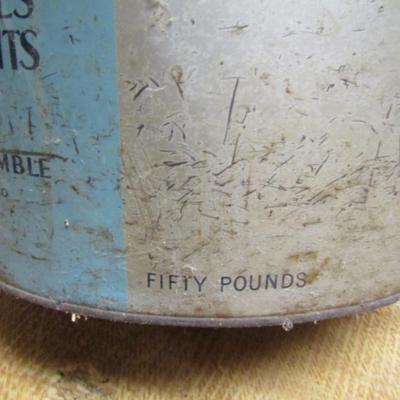 Large, Antique Primex Brand Shortening Can- Fifty Pound Size (12 1/2 ...