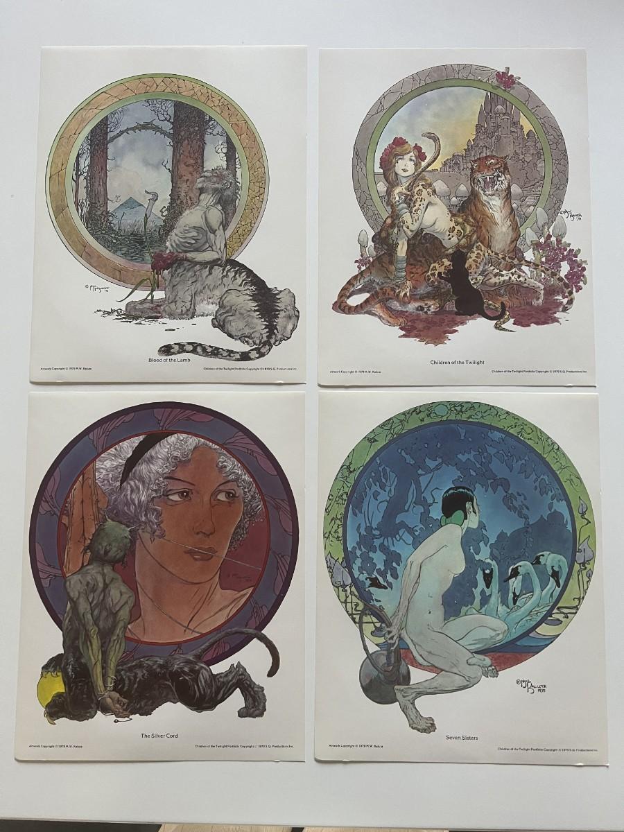 M.W. Kaluta Children Of The Twilight art portfolio | EstateSales.org