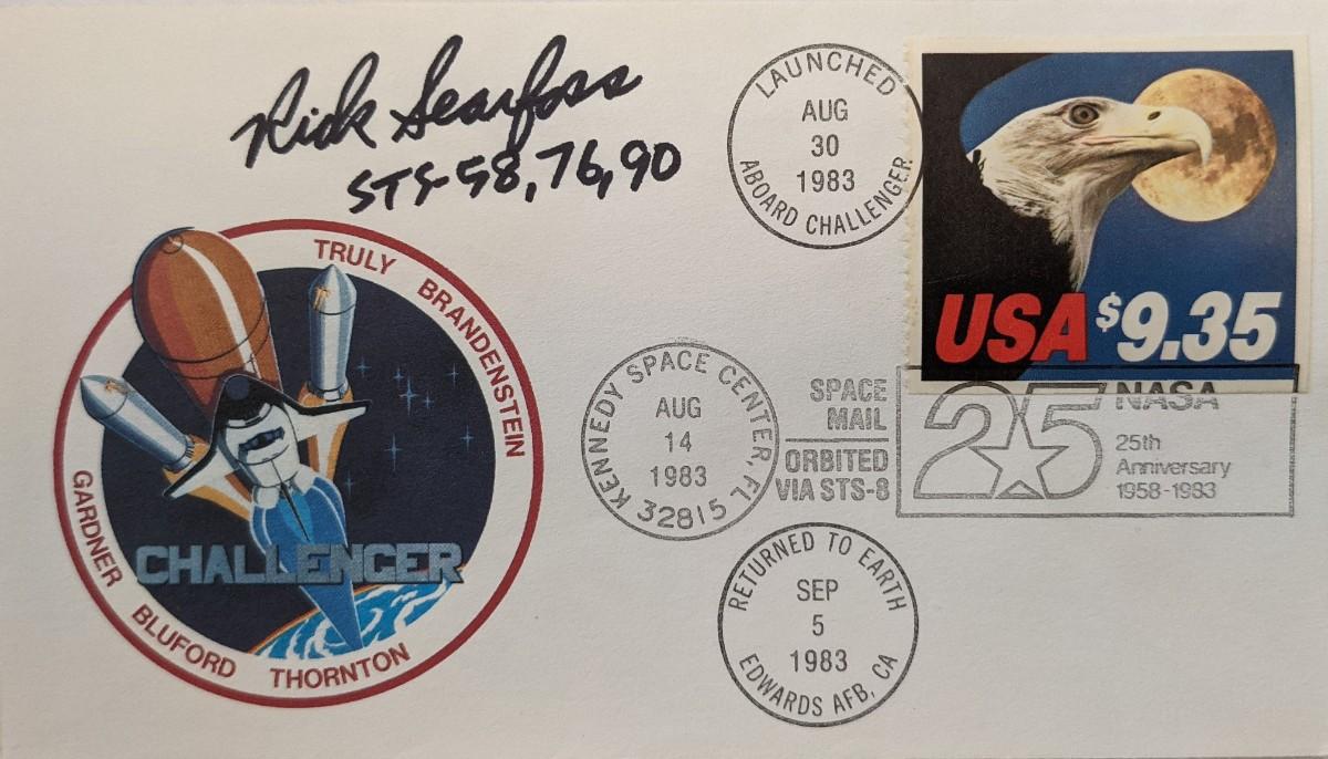 Richard A. Searfoss Signed NASA 25th Anniversary Challenger First Day ...