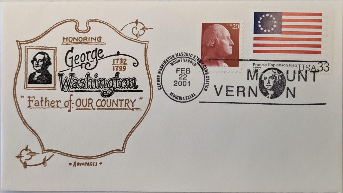 George Washington Father Of Our Country First Day Cover | EstateSales.org