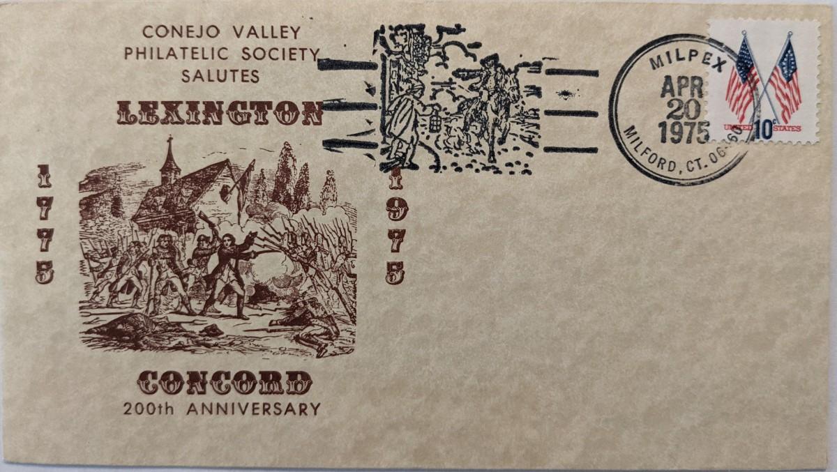 Lexington Concord 200th Anniversary First Day Cover | EstateSales.org