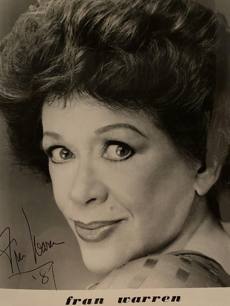Fran Warren signed photo | EstateSales.org
