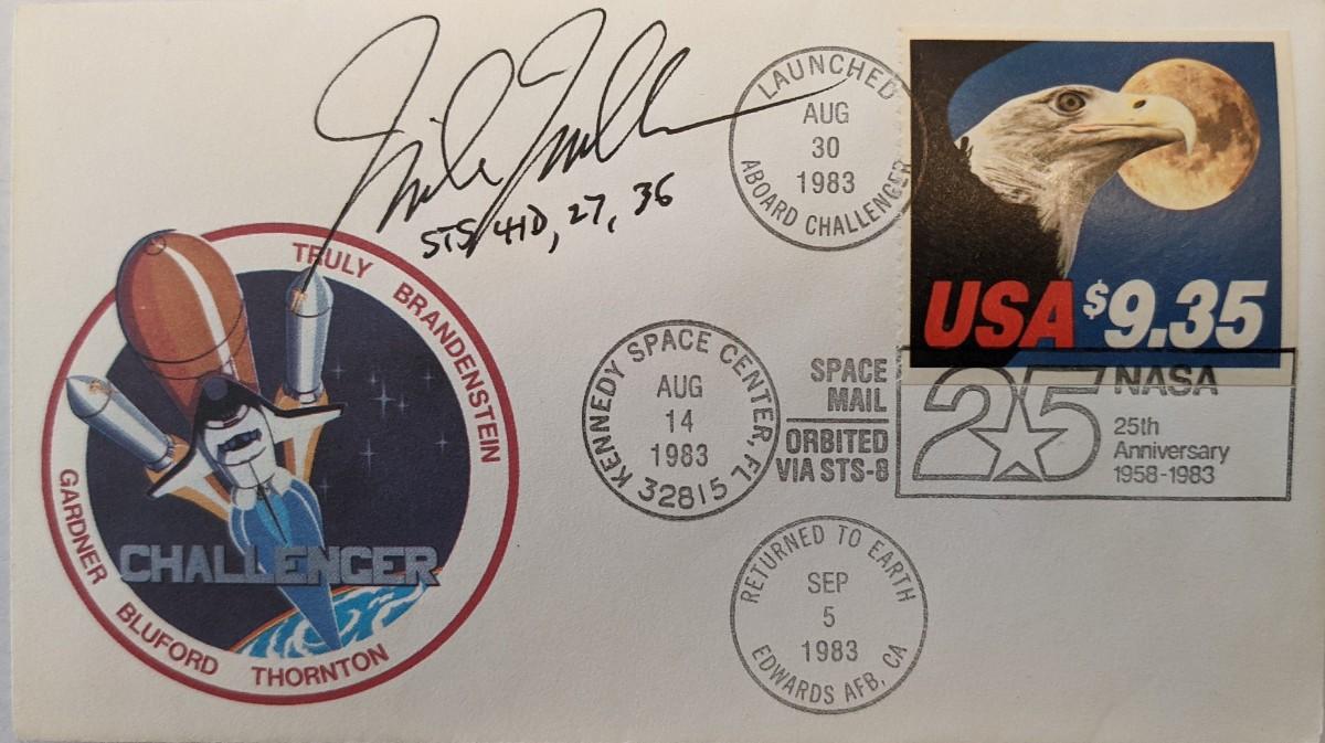 Richard "Mike" Mullane Signed NASA 25th Anniversary Challenger First ...