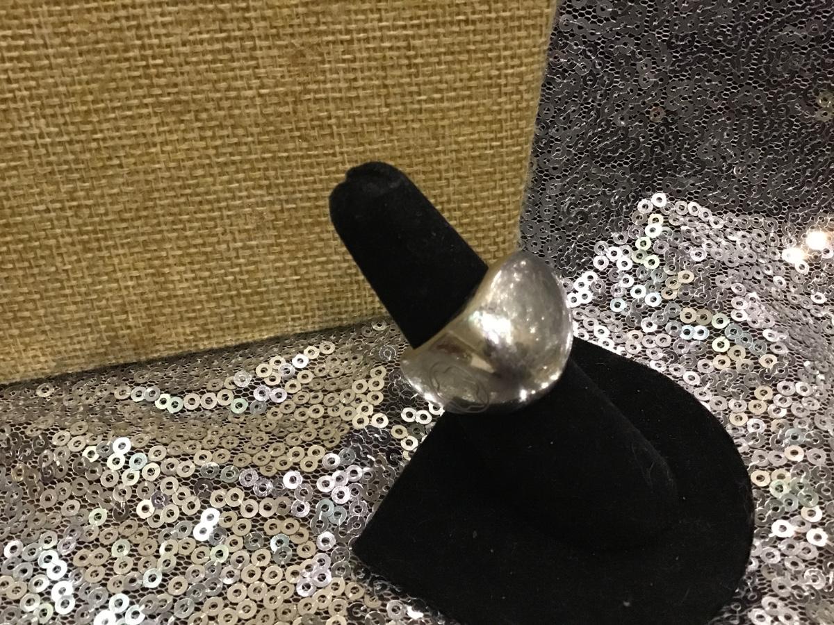 MONTBLANC Chunky 925 Sterling Silver Fancy Design Ladies Ring Size 6 ...