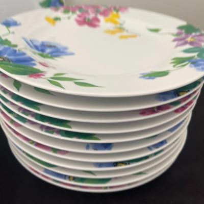 Christopher Stuart China Dessert/Luncheon Set, Floral Gallery ...