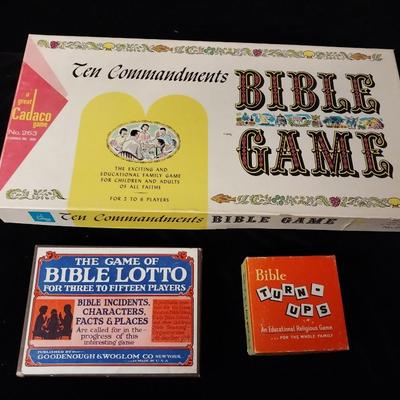 10 COMMANDMENTS BIBLE GAME, BIBLE LOTTO AND BIBLE TURN-UPS ...