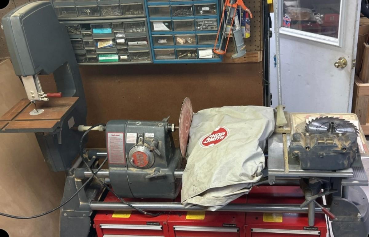 ShopSmith System With 3 Part Shopsmith Tool Boxes | EstateSales.org