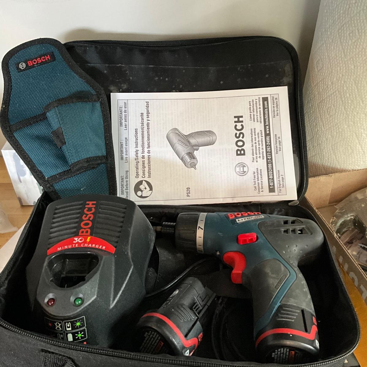 G1950 BOSCH Cordless Litheon Drill with Carrying Case | EstateSales.org