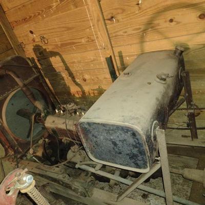 Belt Gang Mill Lathe with Model A Motor and Hart Parr Radiator (See all ...