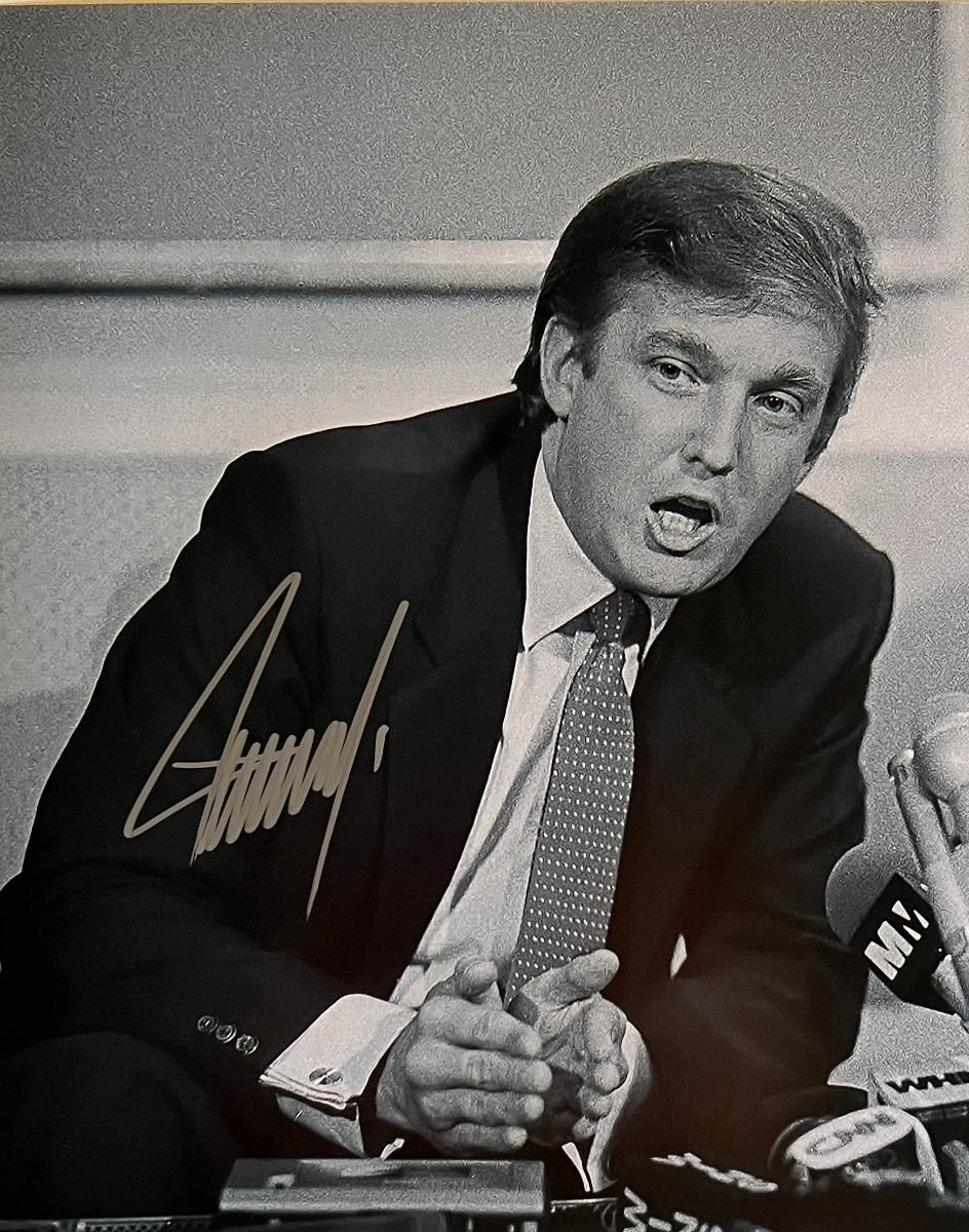 Donald Trump signed photo | EstateSales.org