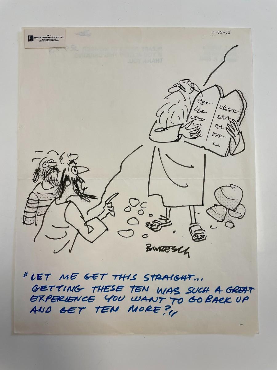Joe Buresch Original Cartoon | EstateSales.org