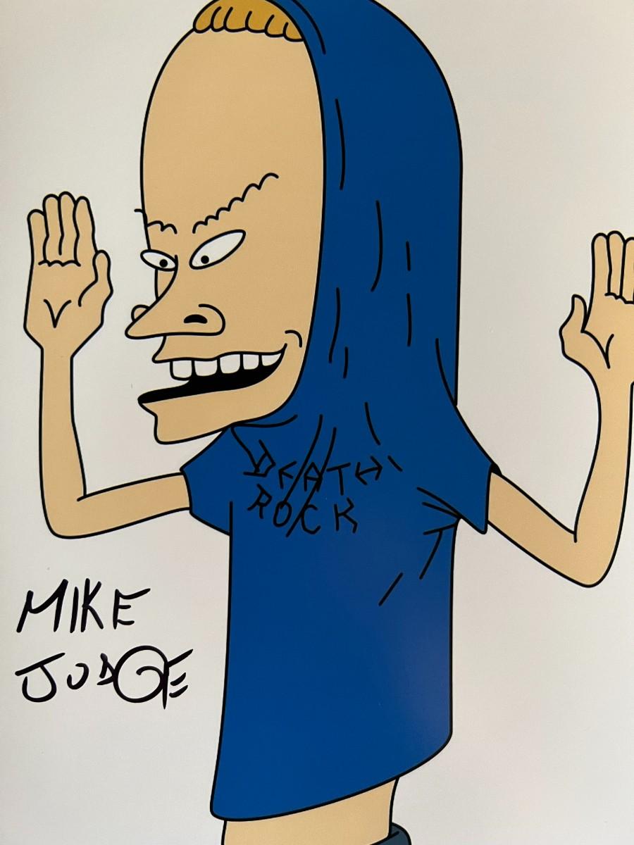 Beavis and Butt-Head Mike Judge signed photo | EstateSales.org