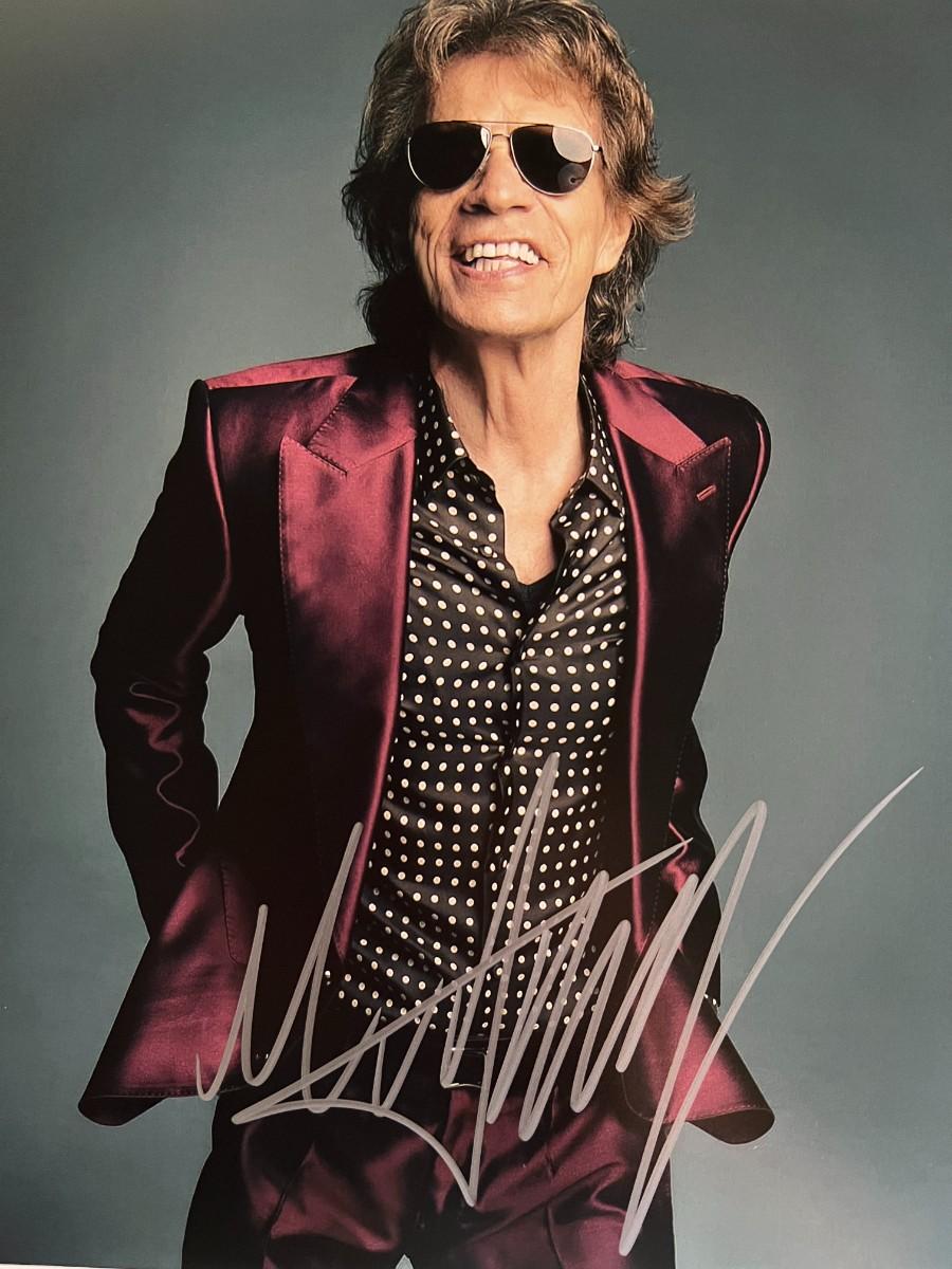 Rolling Stones Mick Jagger signed photo | EstateSales.org