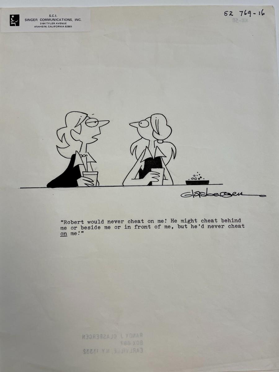 Randy Glasbergen Original Cartoon | EstateSales.org