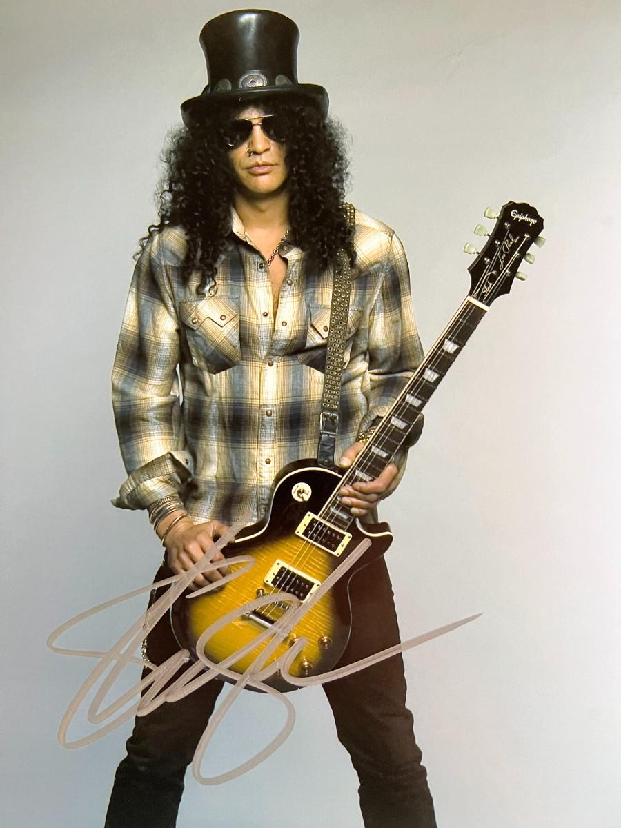 Guns N Roses Slash signed photo | EstateSales.org