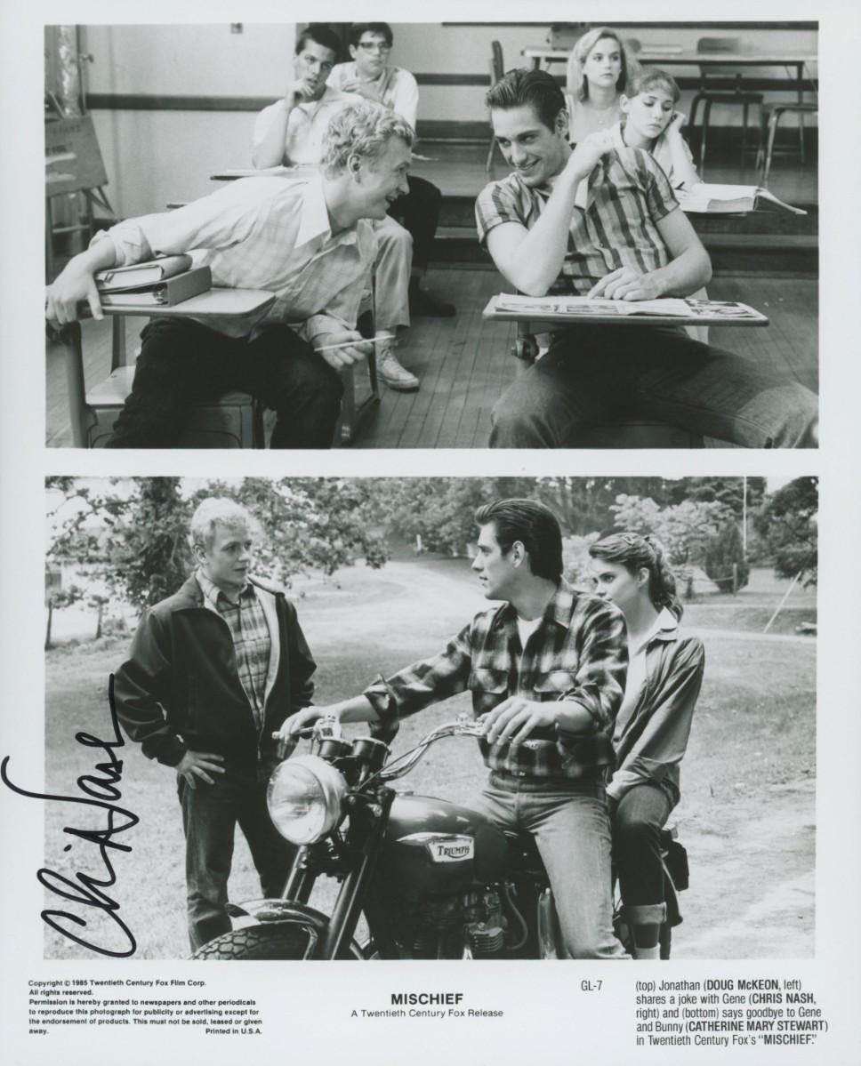 Mischief Chris Nash signed movie photo | EstateSales.org