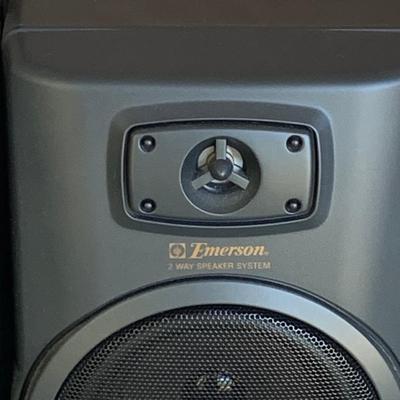 LOT:29G: Emerson Stereo System Modle PD6718 with CD/Cassette Players ...