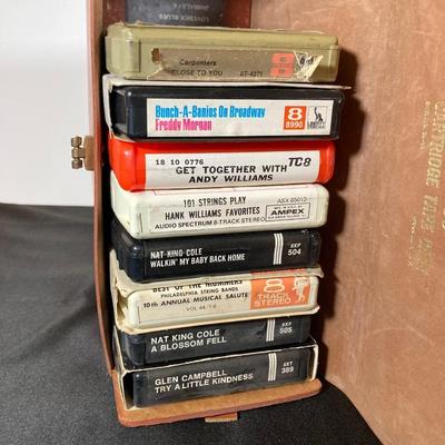 LOT 106J: Vintage 8 Track Tape Collection, Storage Case and More ...