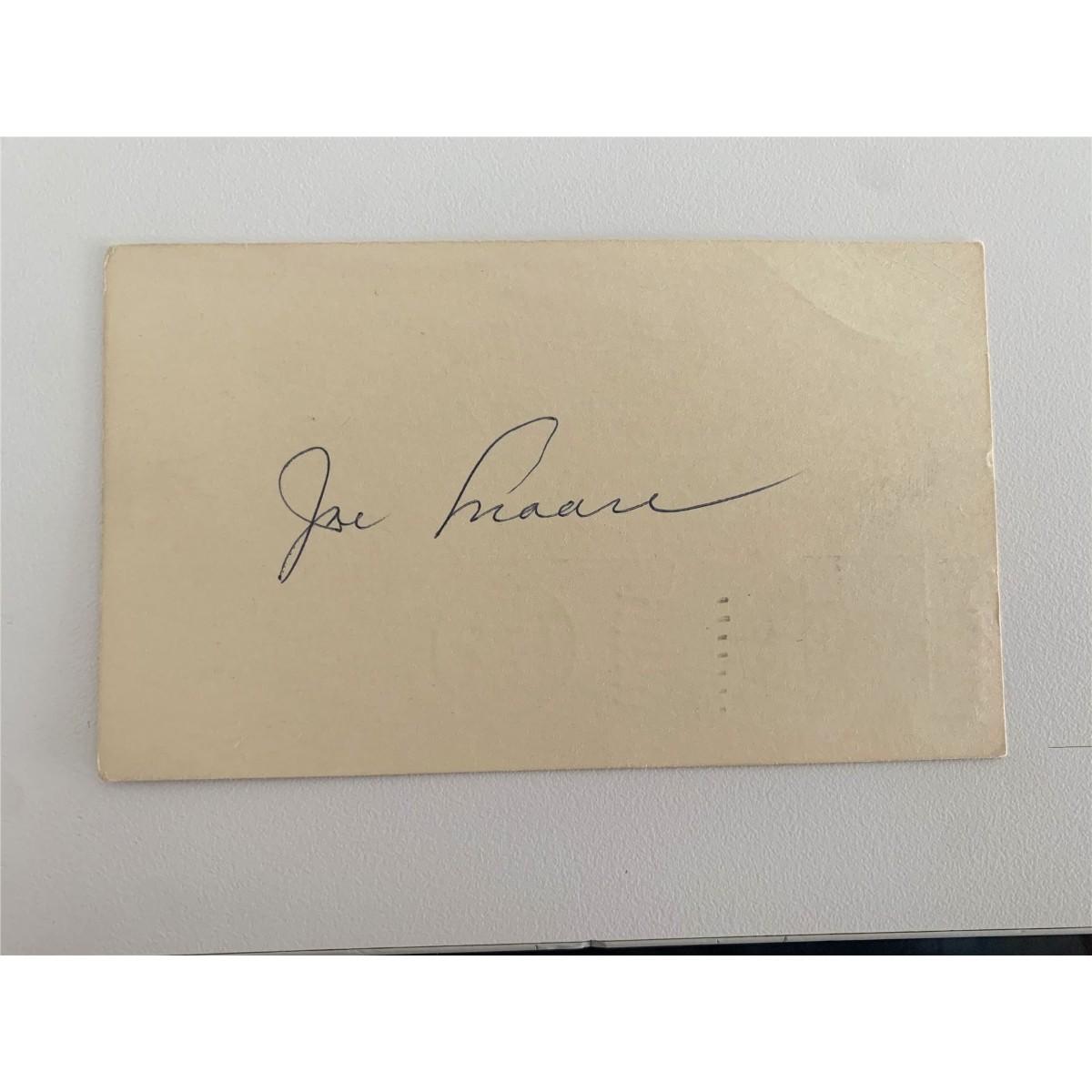 Joe Moore original signature | EstateSales.org