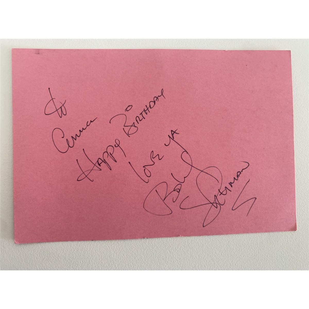 Musician Bobby Sherman original signature | EstateSales.org