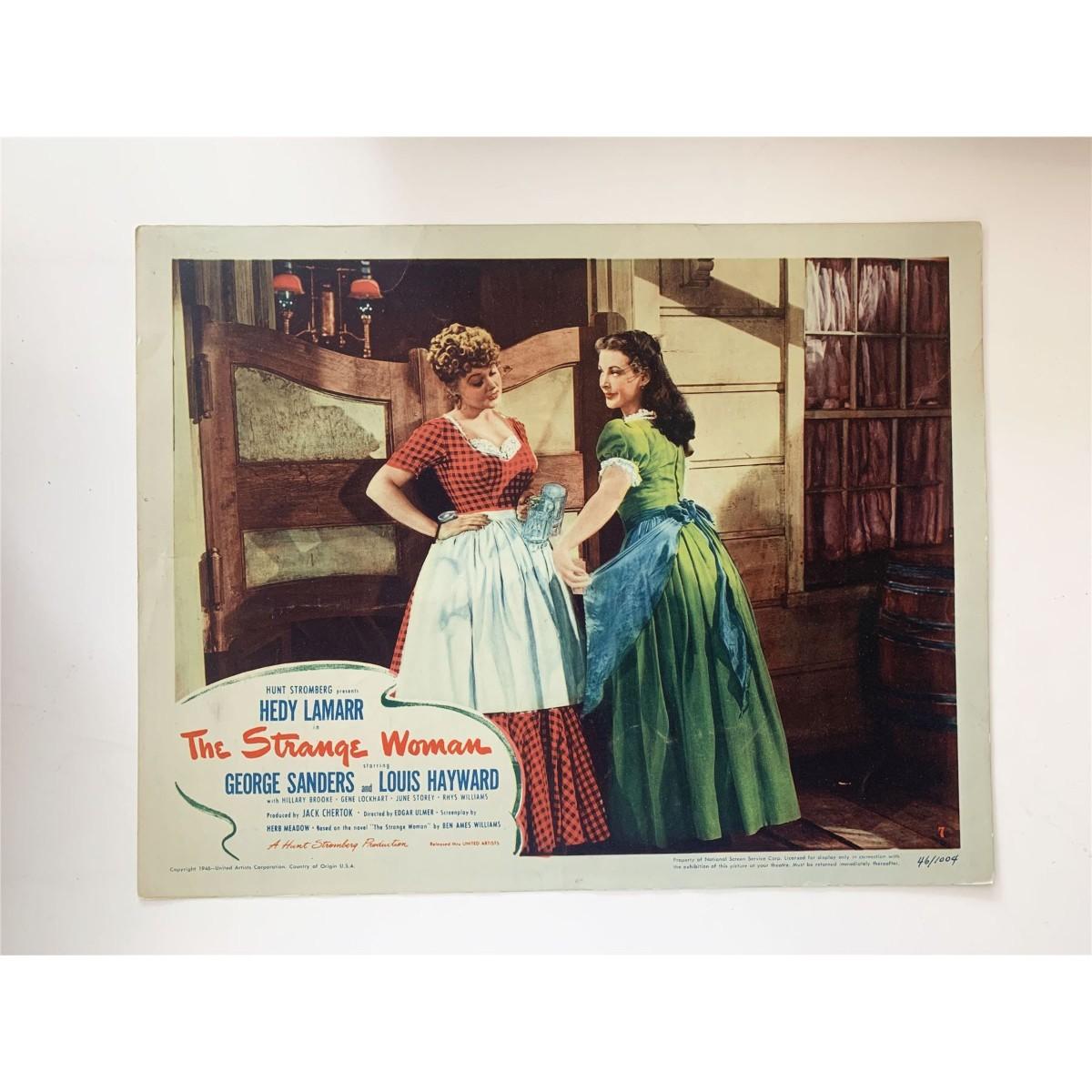 The Strange Woman original 1946 vintage lobby card | EstateSales.org