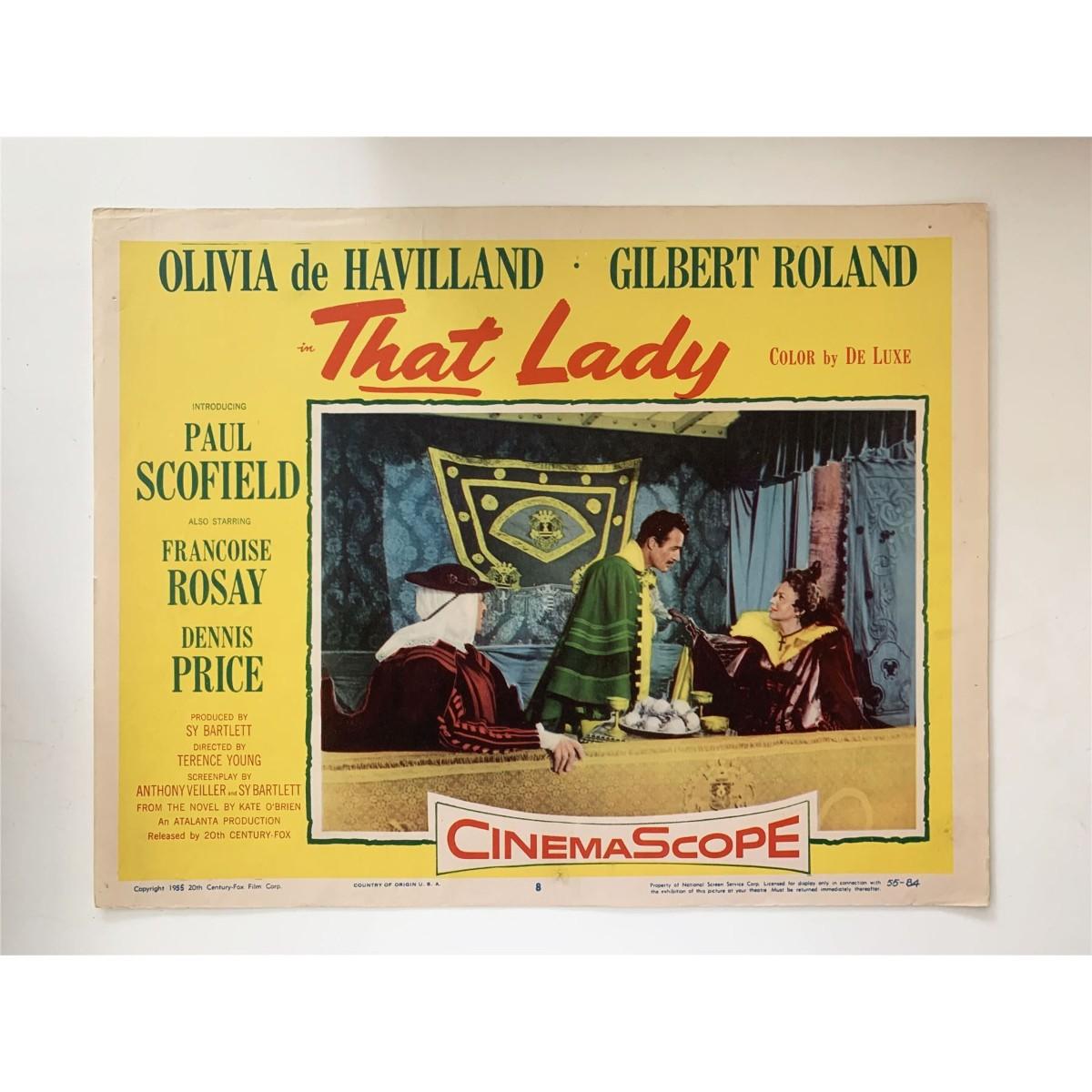 That Lady original 1955 vintage lobby card | EstateSales.org