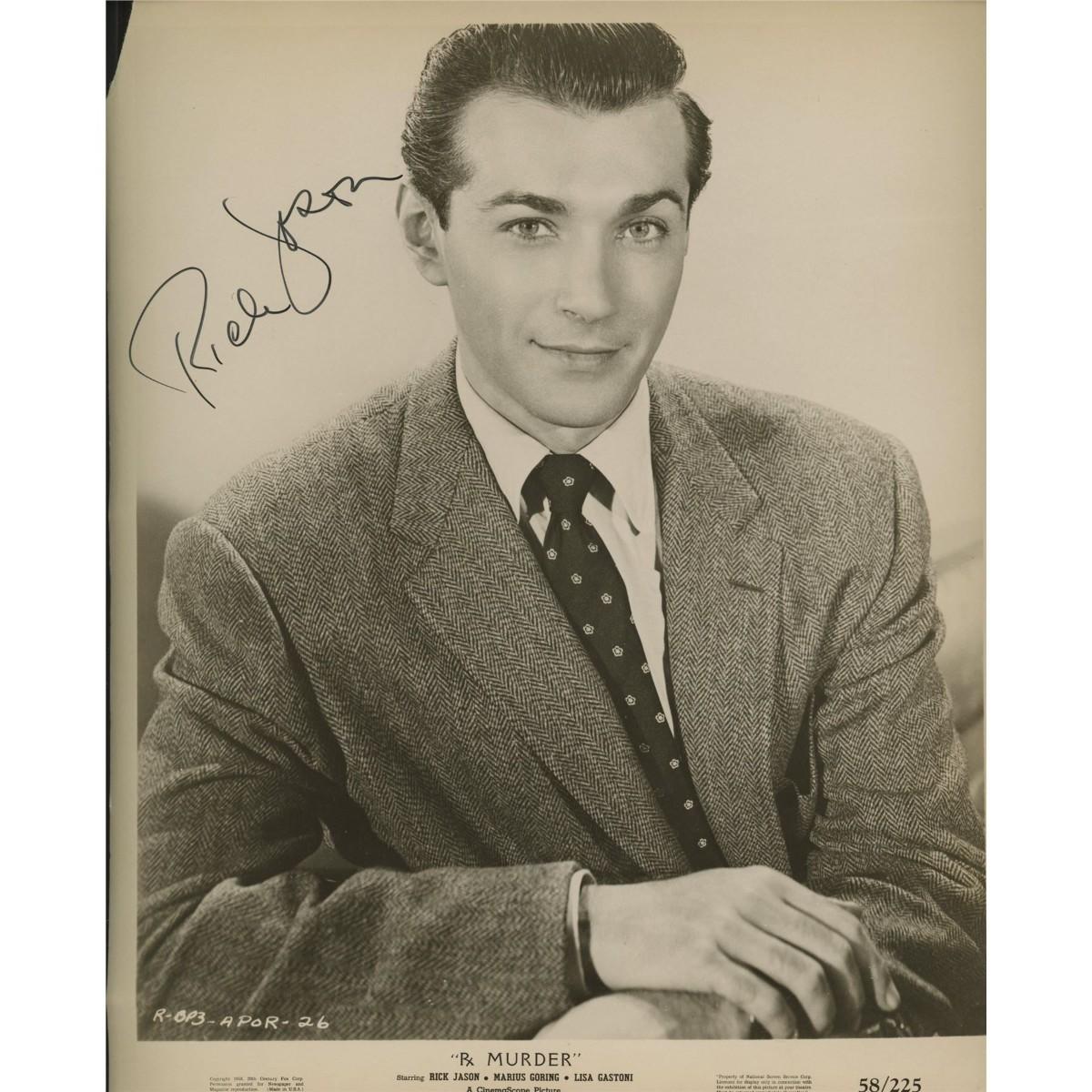 Rick Jason signed Combat photo | EstateSales.org