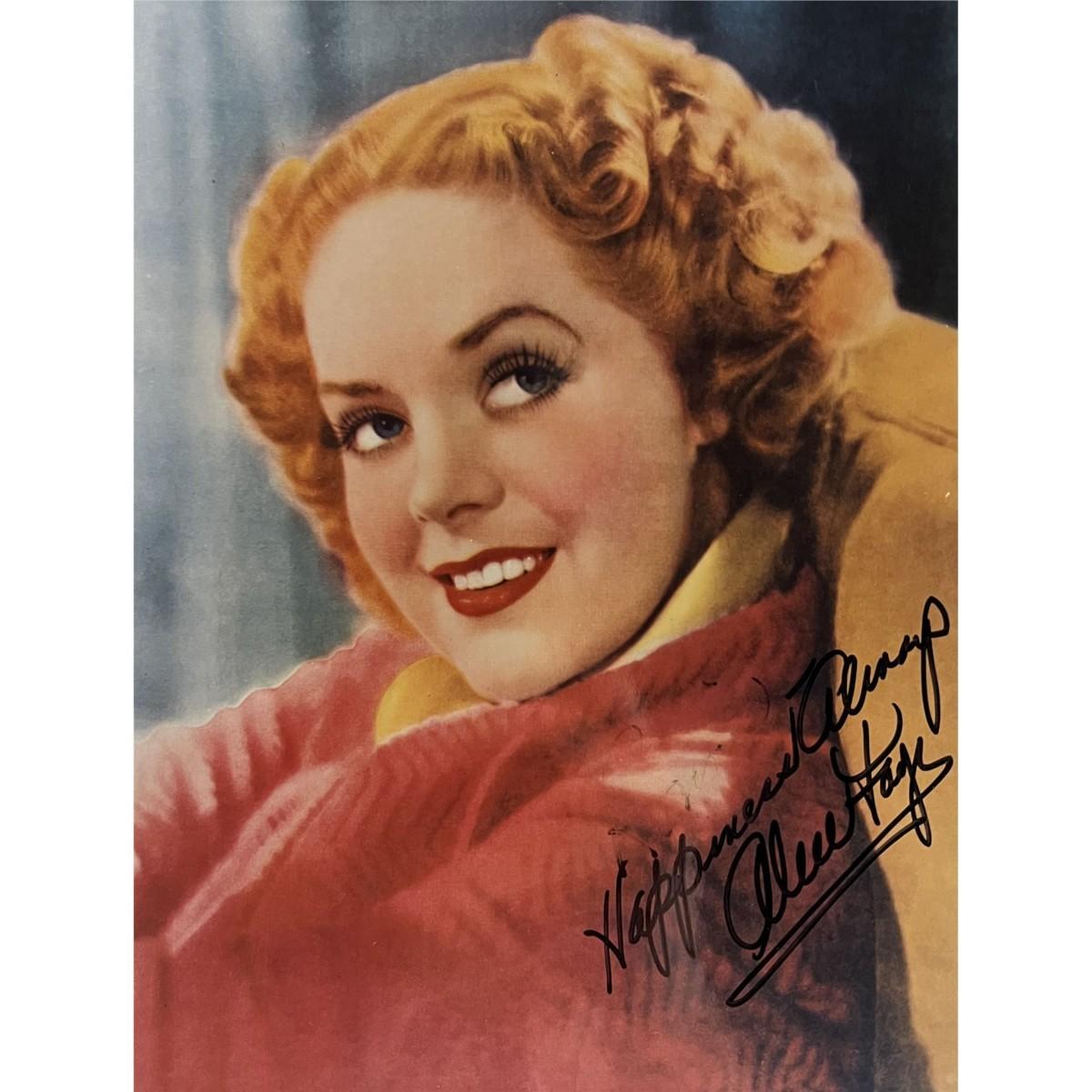 Alice Faye signed photo | EstateSales.org