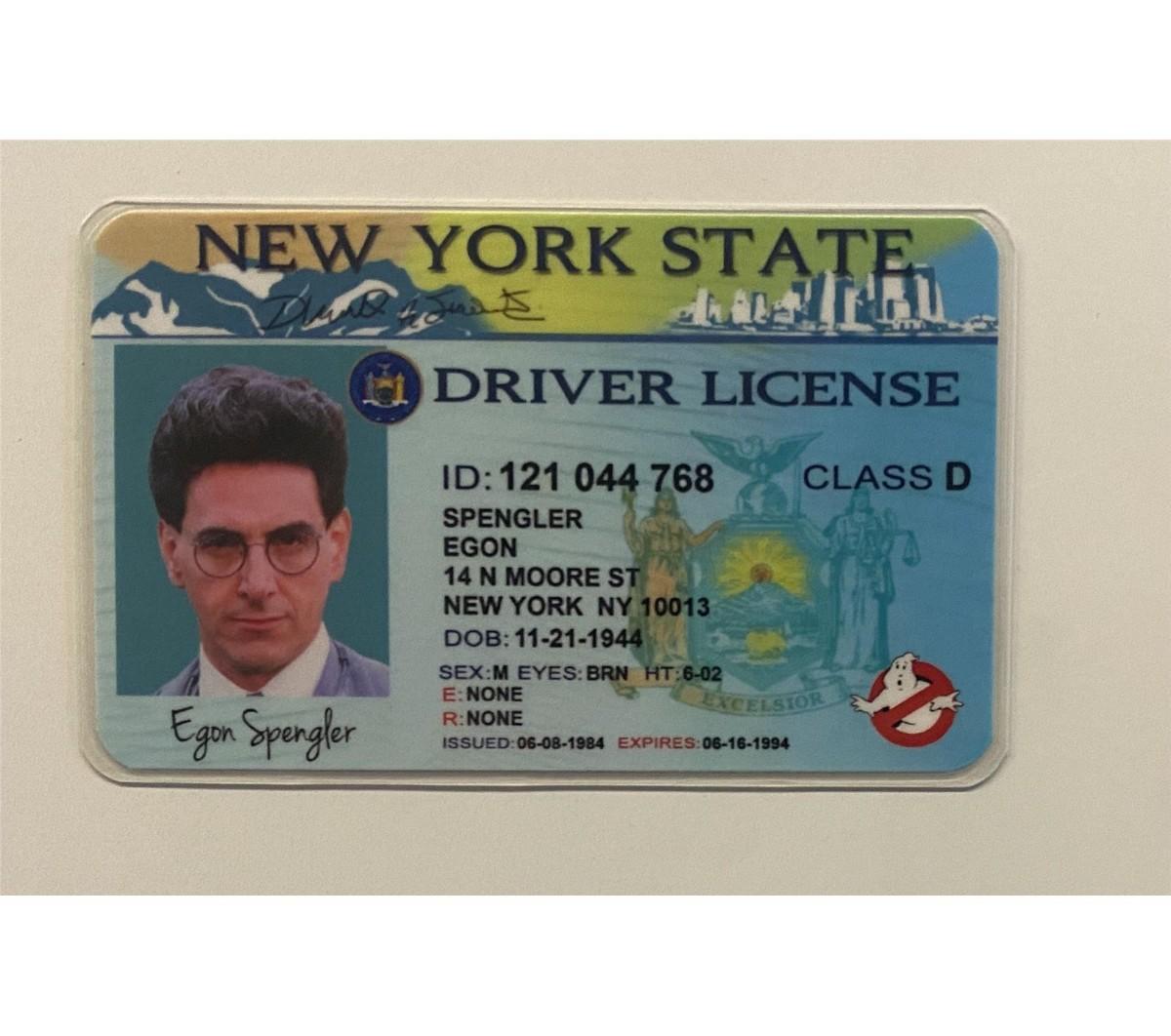 Ghostbuster prop license- Egon Spengler | EstateSales.org