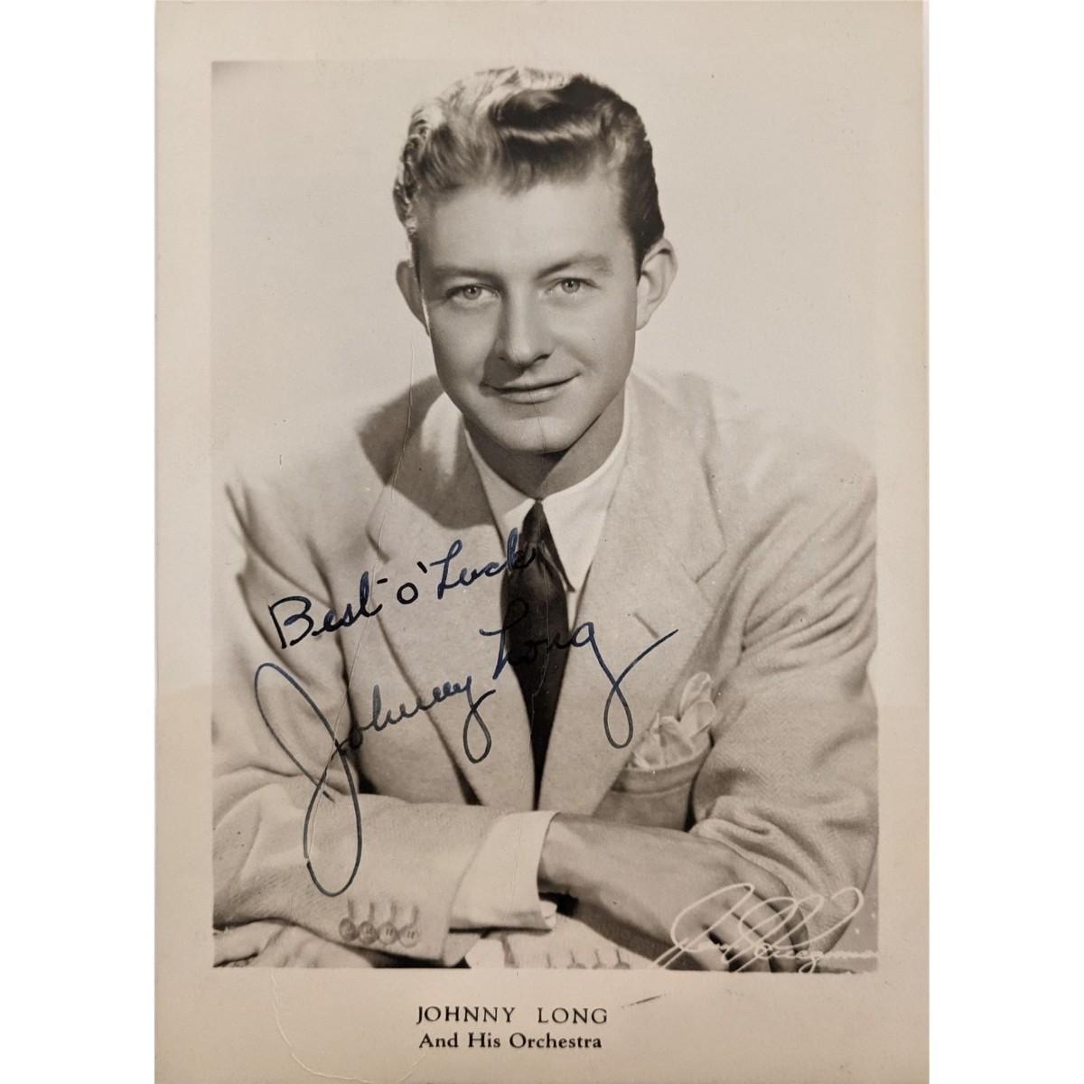 Johnny Long Signed Photo | EstateSales.org