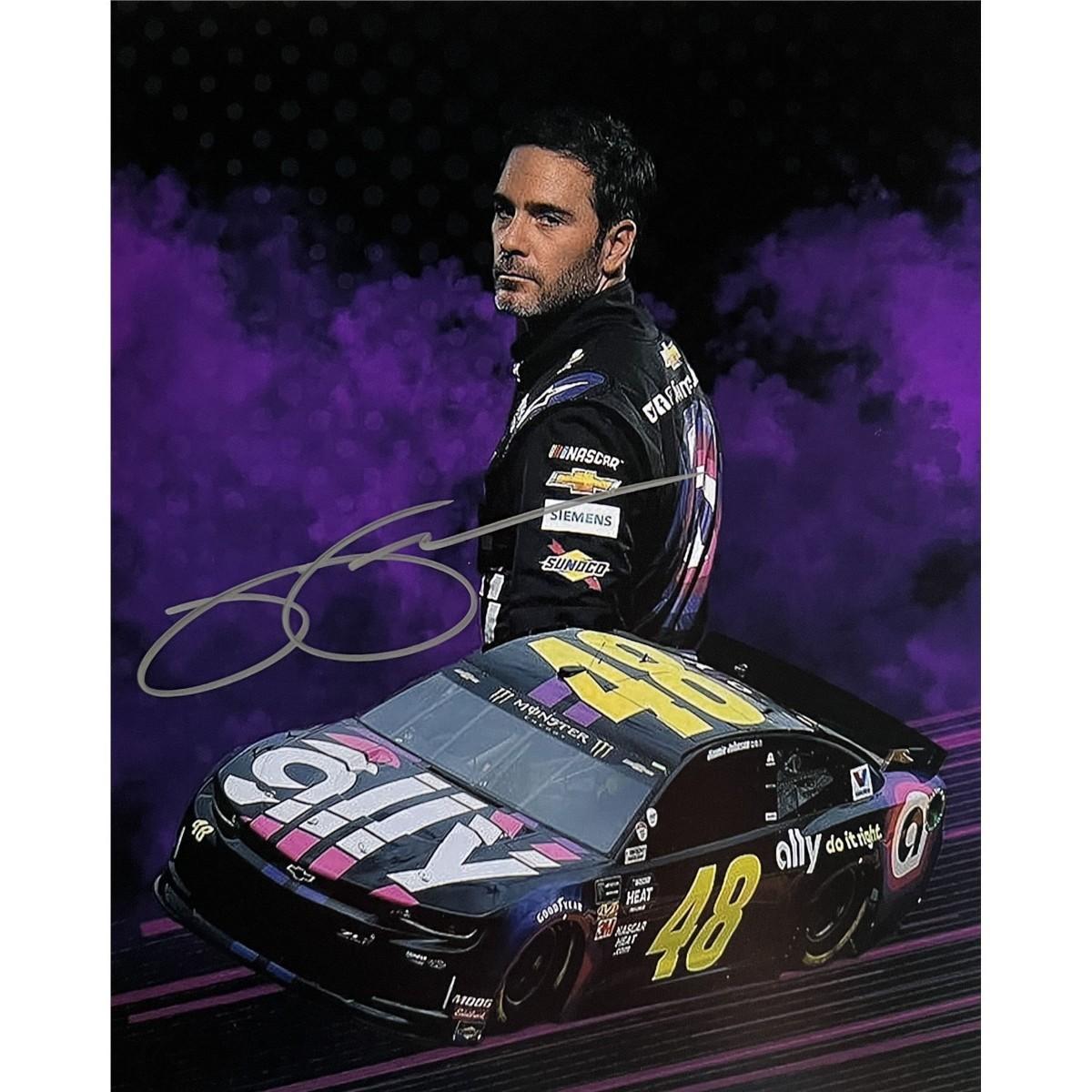 Racecar Driver Jimmie Johnson signed photo | EstateSales.org