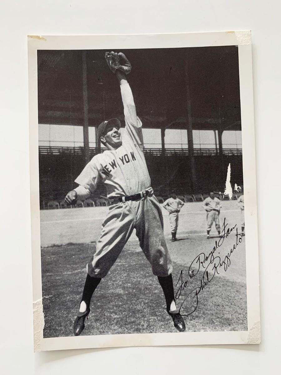 Phil Rizzuto signed photo | EstateSales.org