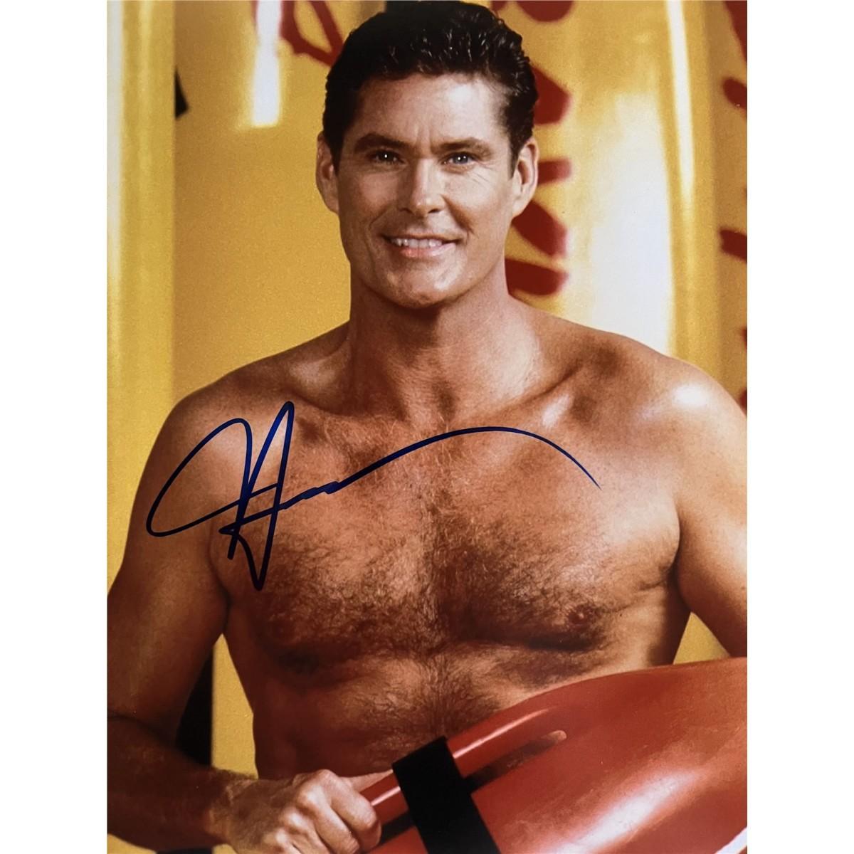 Baywatch David Hasselhoff signed photo | EstateSales.org