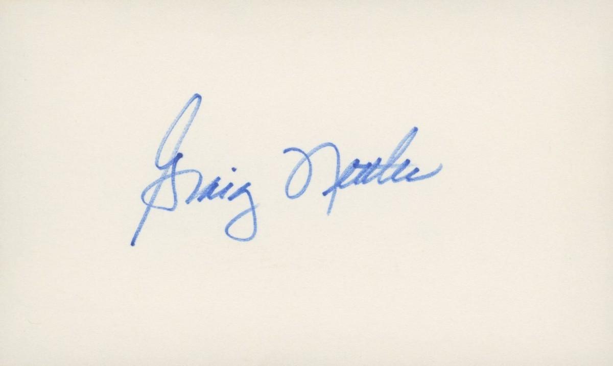 Craig Nettles original signature | EstateSales.org