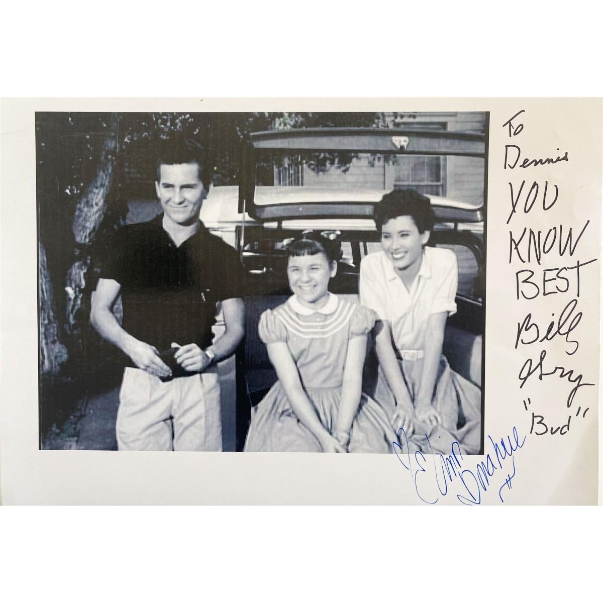 Father Knows Best Billy Gray and Elinor Donahue signed photo ...