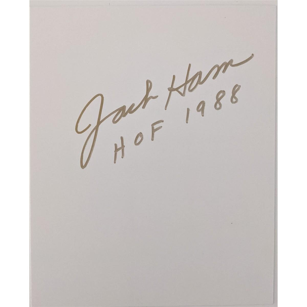 NFL Hall Of Famer Jack Ham Autograph | EstateSales.org