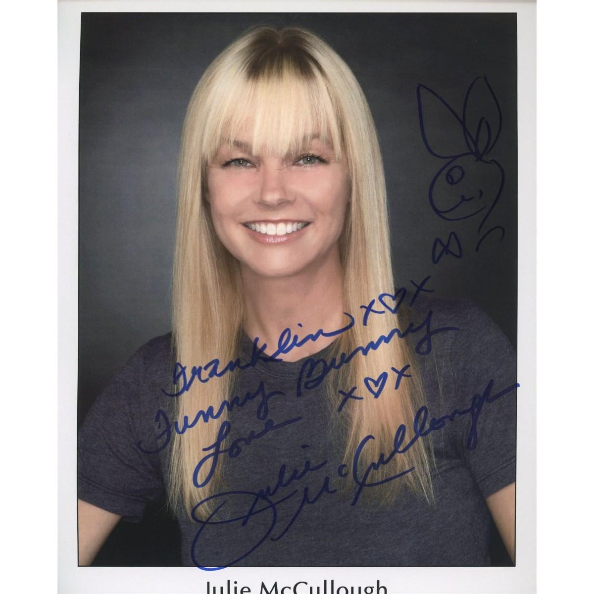 Playboy Playmate Julie McCullough signed photo | EstateSales.org