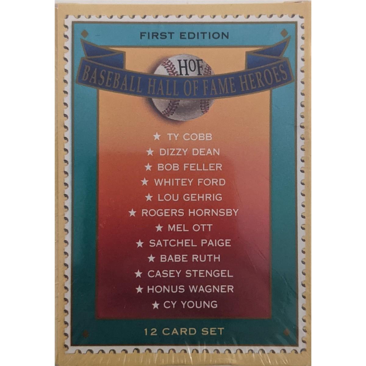 Baseball Hall Of Fame Heroes Official Baseball Card Stamps ...