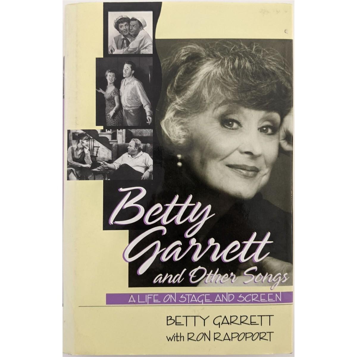 Betty Garrett And Other Songs Signed Hardcover Book | EstateSales.org