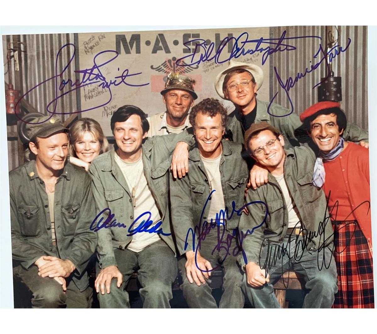 M*A*S*H cast signed photo | EstateSales.org