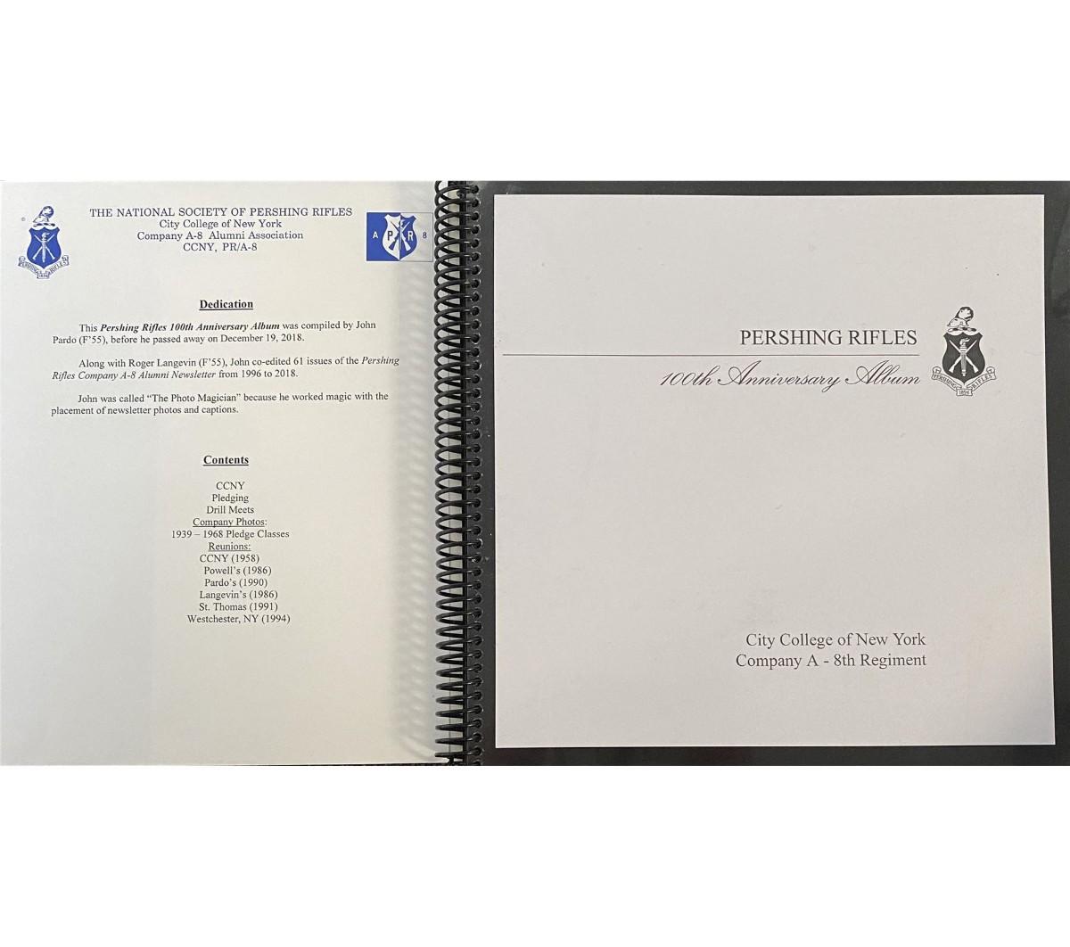 Pershing Rifles 100th anniversary album | EstateSales.org