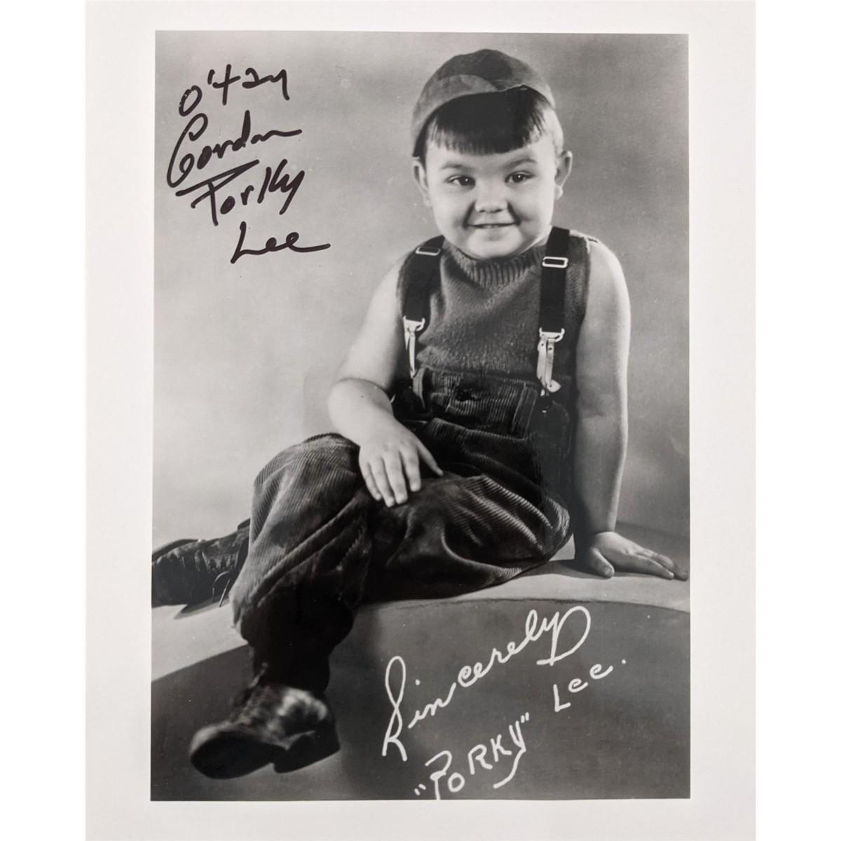 Little Rascals Gordon Lee Signed Photo | EstateSales.org