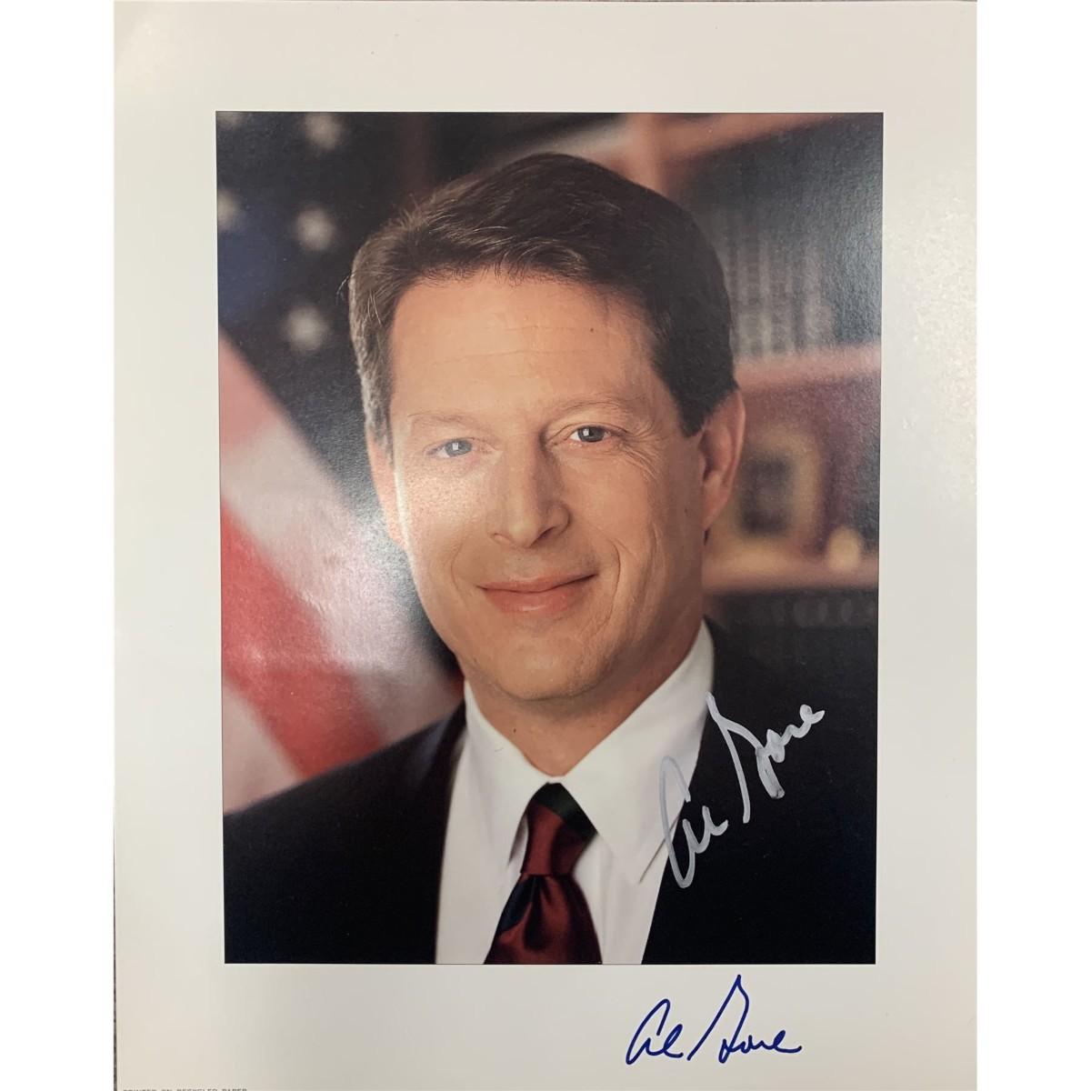 Al Gore signed photo | EstateSales.org