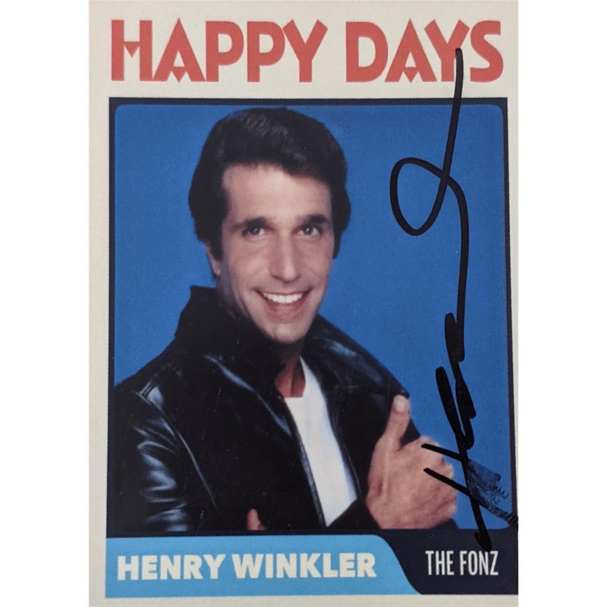 Henry Winkler/The Fonz Happy Days Trading Card | EstateSales.org