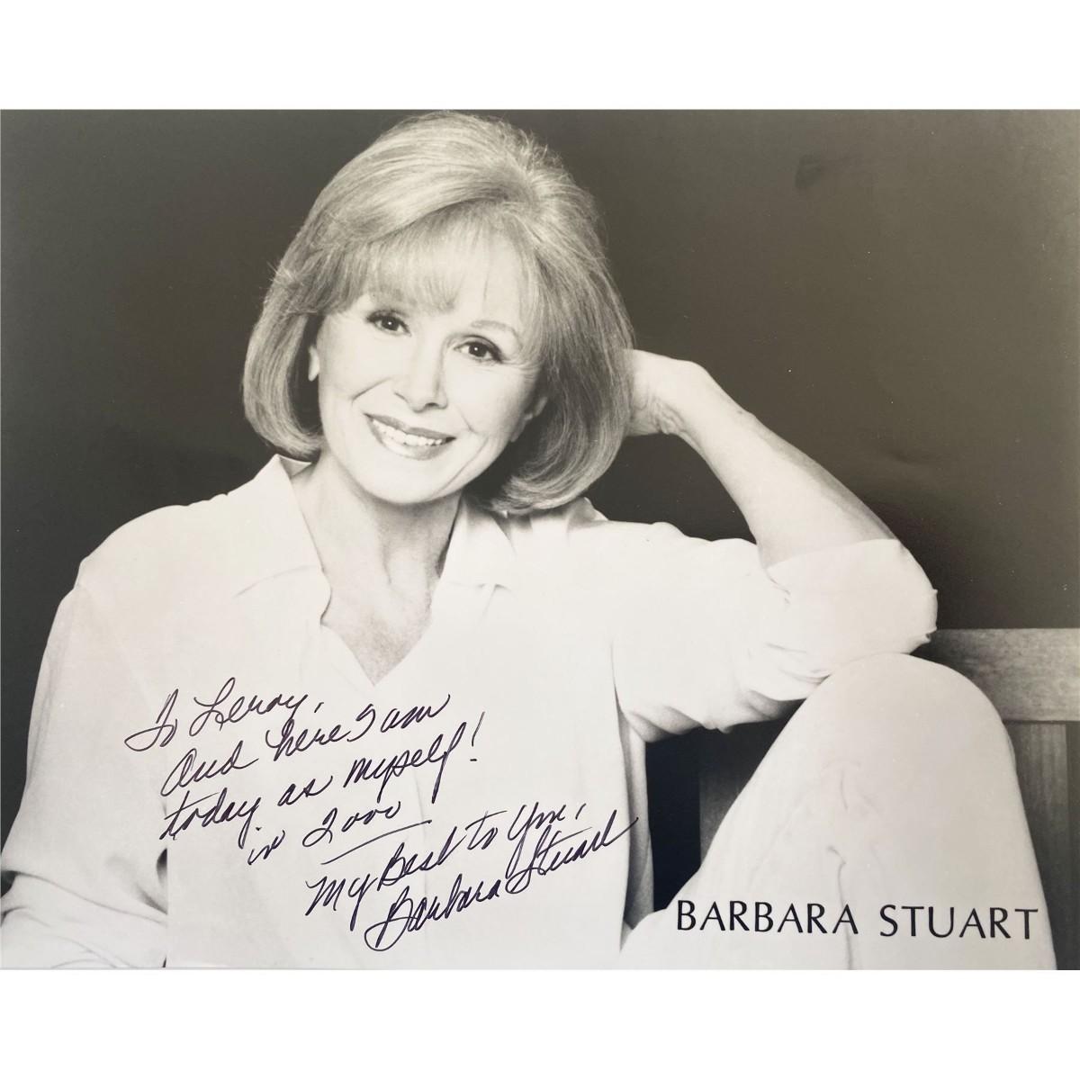 Barbara Stuart signed photo | EstateSales.org