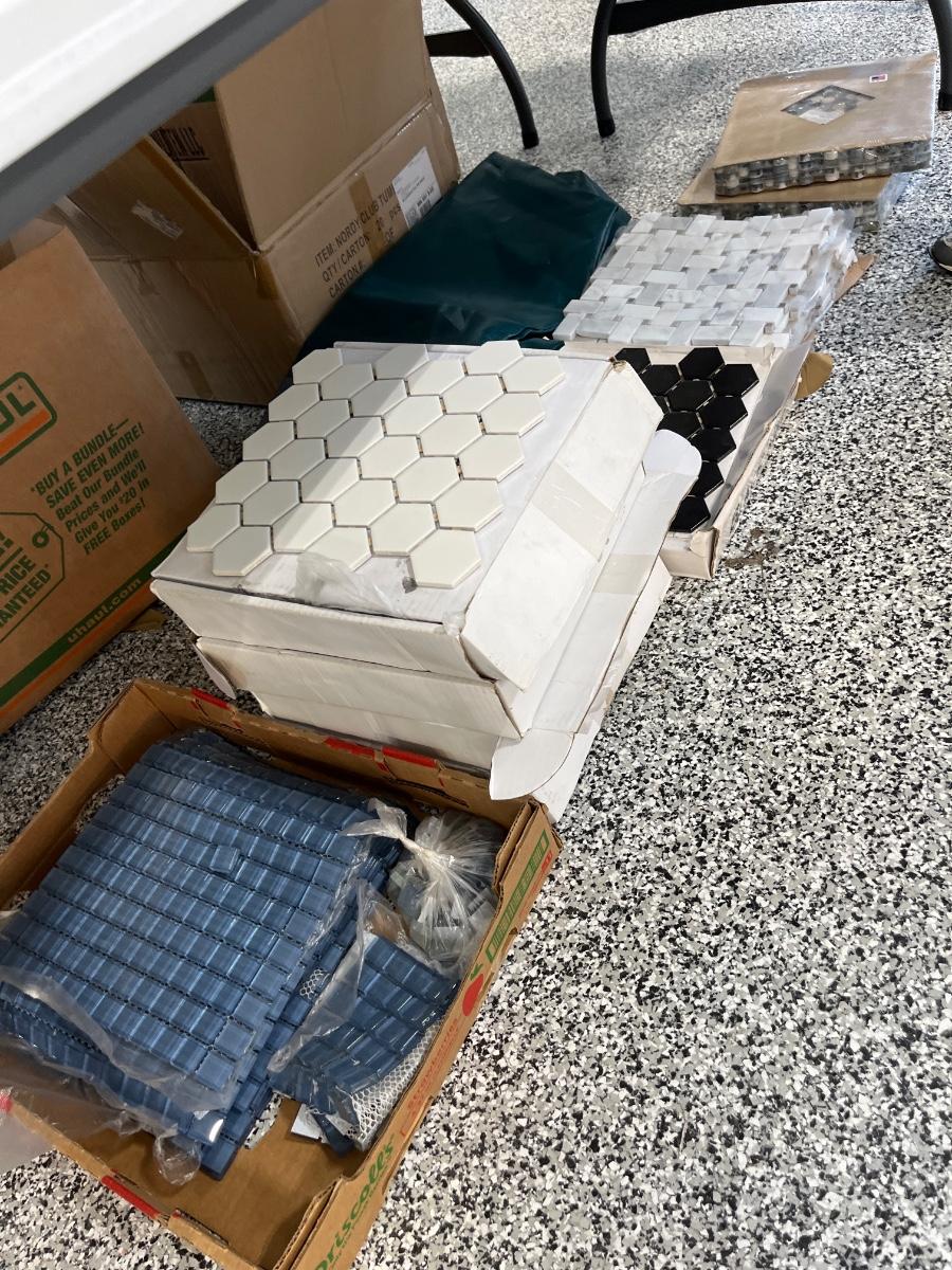 45- Variety of tile. | EstateSales.org
