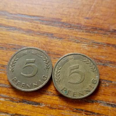 LOT 163 TWO OLD GERMAN COINS | EstateSales.org